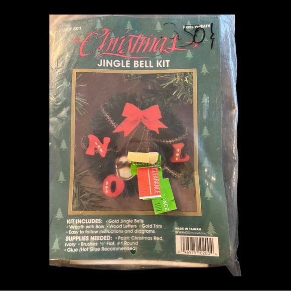 Wang International | Holiday | Christmas Jingle Bell Kit Noel Wreath ...